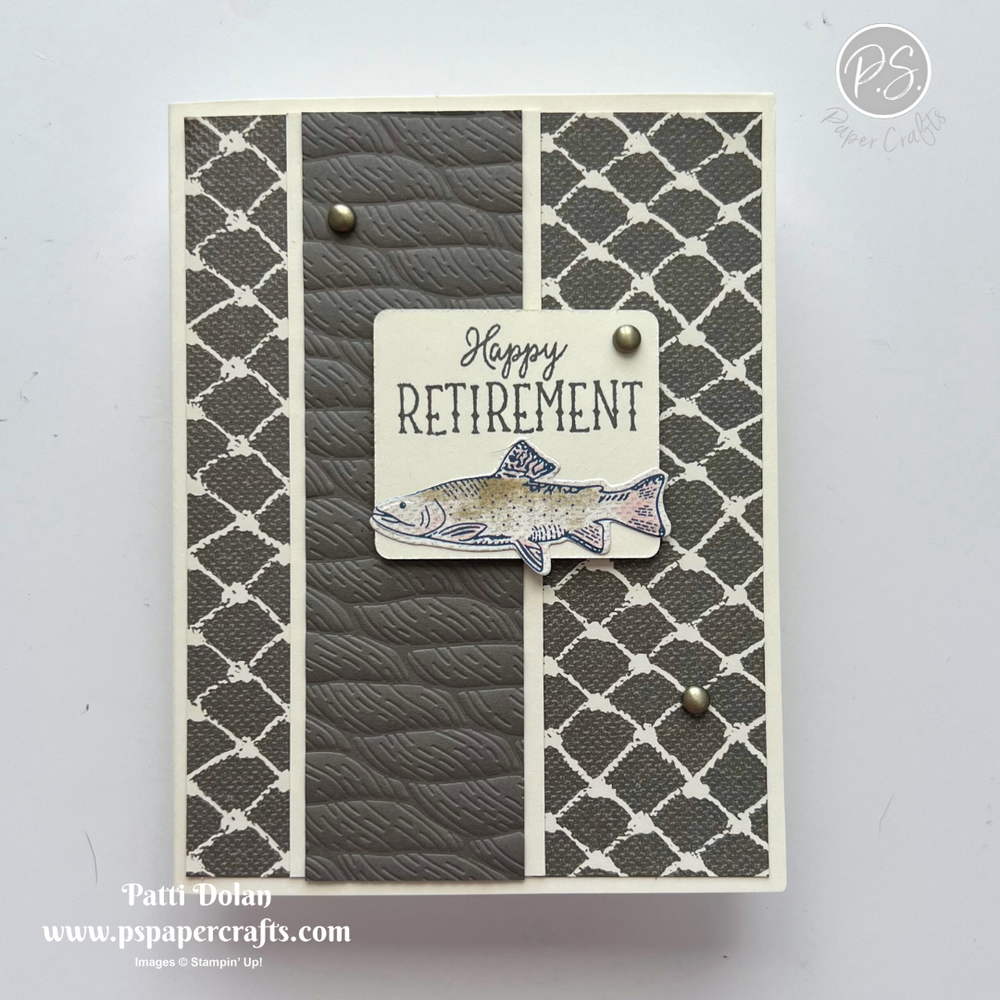 Let's Go Fishing - Retirement Card — P.S. Paper Crafts