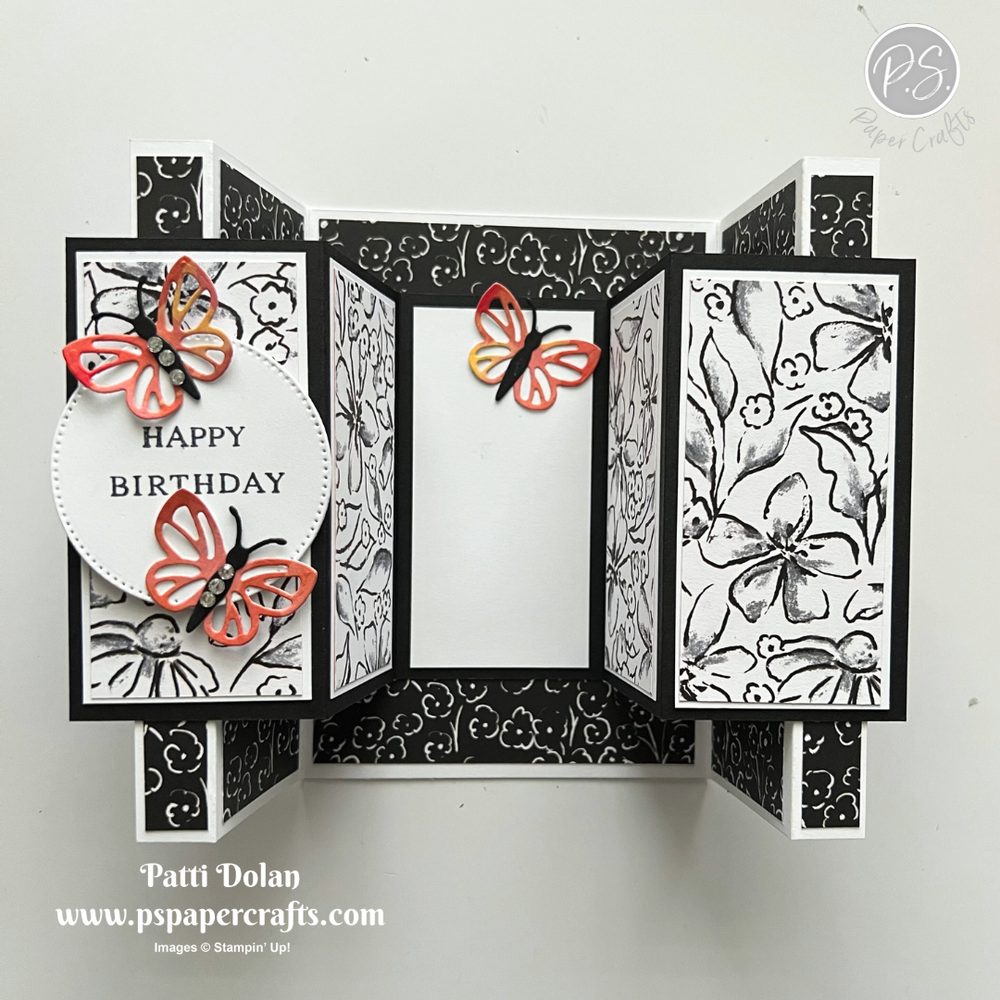 Winged Gate Fold Cards — P.S. Paper Crafts