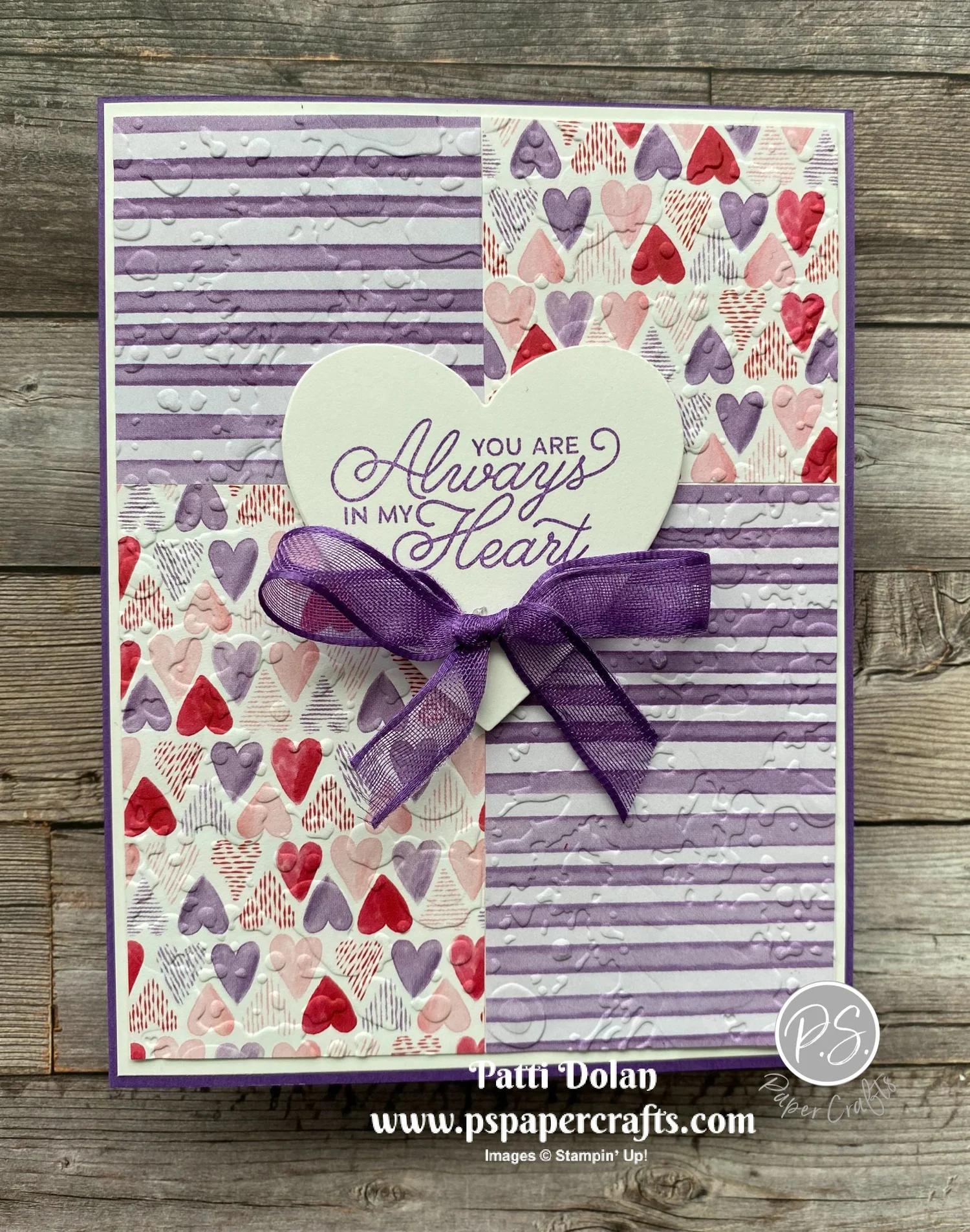 Always In My Heart Valentine's Day Cards — P.S. Paper Crafts