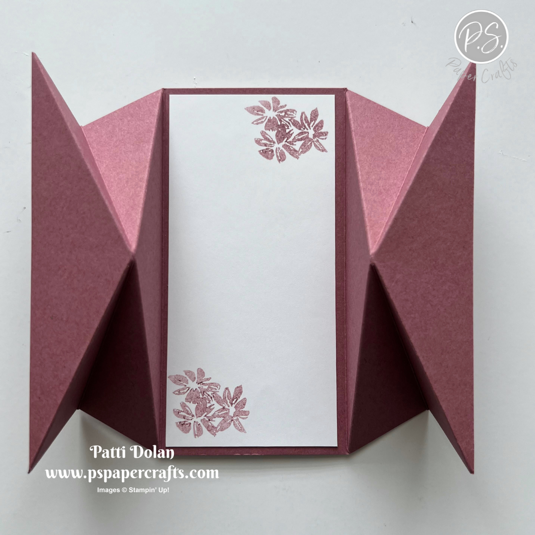 Double Fan Fold Cards — P.S. Paper Crafts