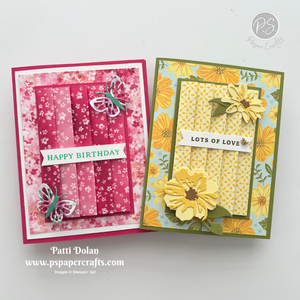 Simple Pleated Panel Cards — P.S. Paper Crafts