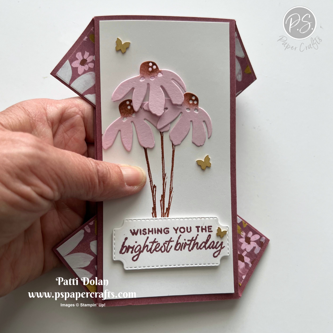 Double Fan Fold Cards — P.S. Paper Crafts