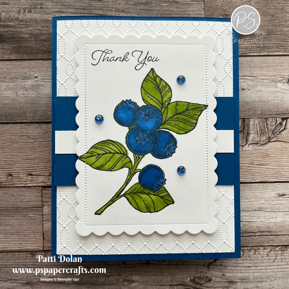 Sketch Saturday - Blueberry Bunches — P.S. Paper Crafts