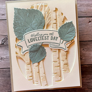 Beautiful Fall Card using the Aspen Tree Dies — P.S. Paper Crafts