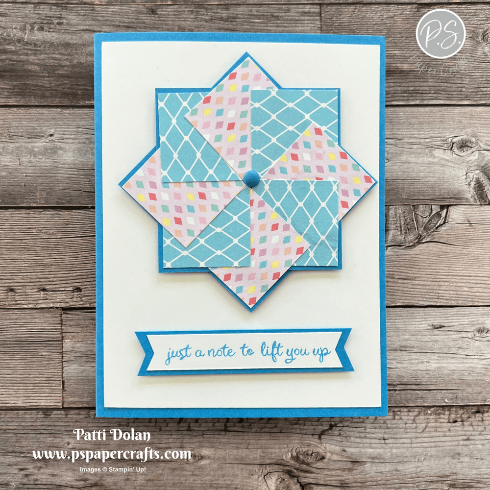 Easy Pinwheel Cards — P.S. Paper Crafts