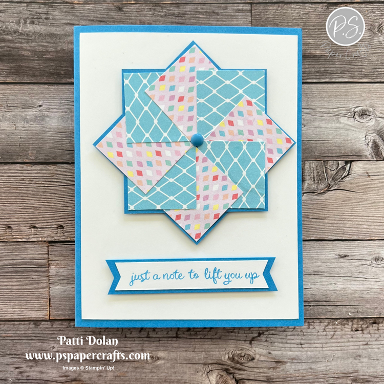 Easy Pinwheel Cards — P.S. Paper Crafts