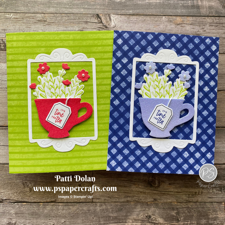 Tea Boutique Cards — P.S. Paper Crafts