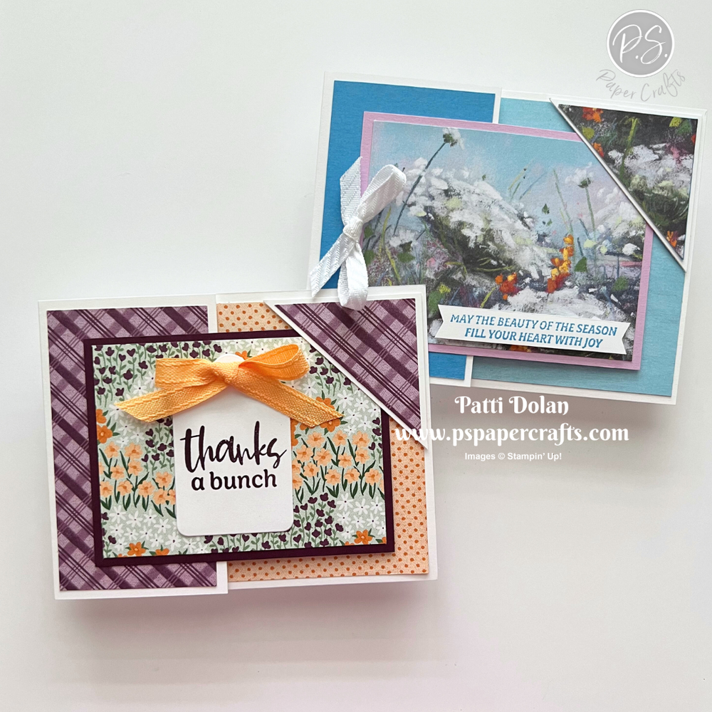 Corner Tuck Fold Cards — P.S. Paper Crafts