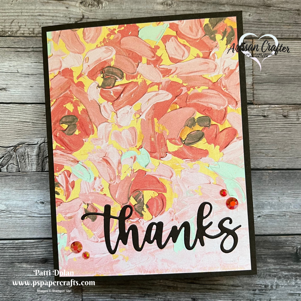 Simple Amazing Thanks Card — P.S. Paper Crafts