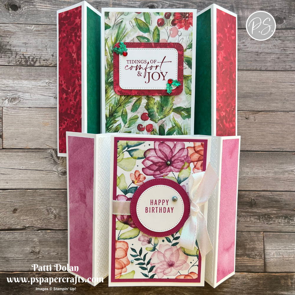 Flying Finch Fun Fold Cards — P.S. Paper Crafts