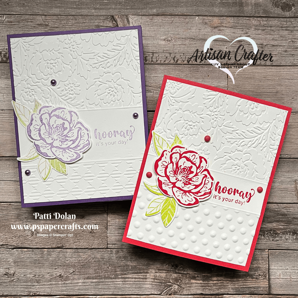 Irresistible Blooms - Partial Embossing Technique — P.S. Paper Crafts