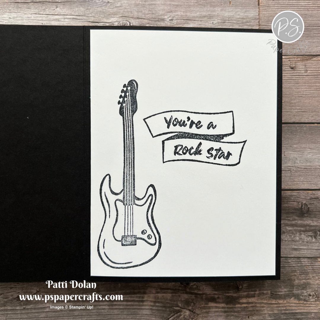 Rock & Roll Birthday Card — P.S. Paper Crafts