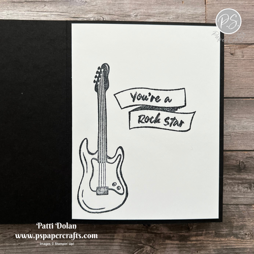 Rock & Roll Birthday Card — P.S. Paper Crafts