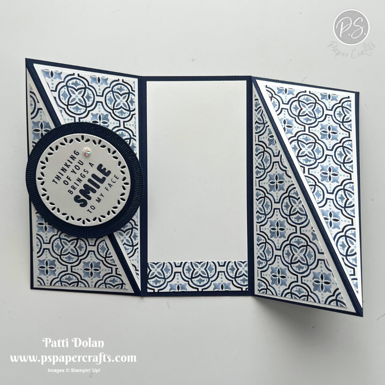 Diagonal Gate Fold Cards — P.S. Paper Crafts