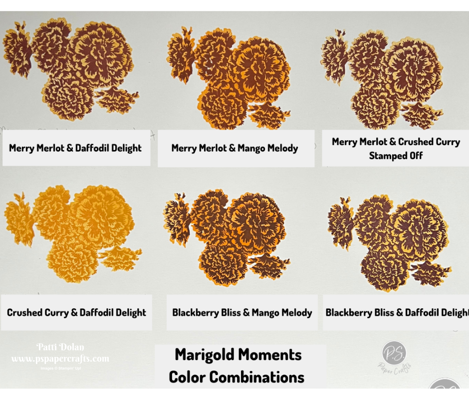 Marigold Moments Color Combos — P.S. Paper Crafts