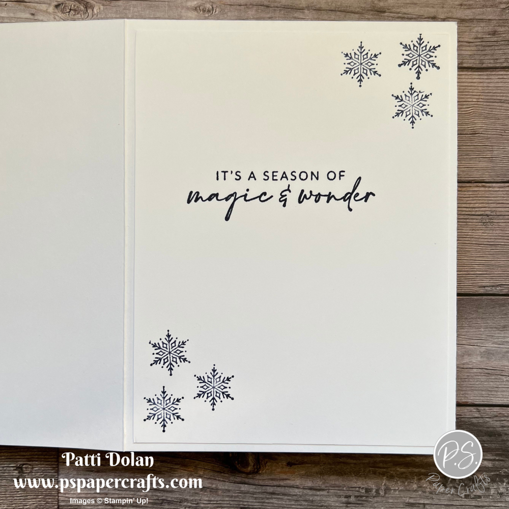 Snow Crystal Christmas Card — P.S. Paper Crafts