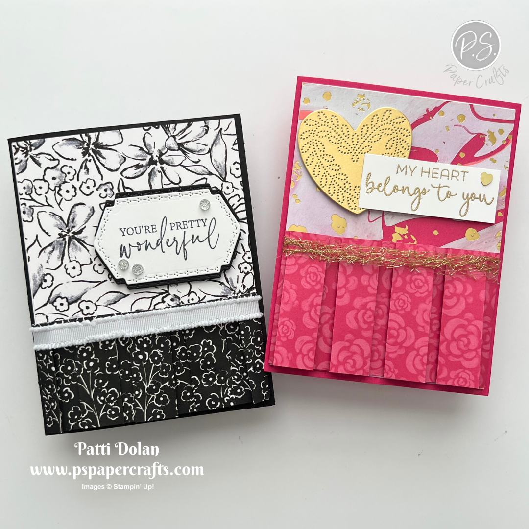 Box Pleat Fold Cards — P.S. Paper Crafts