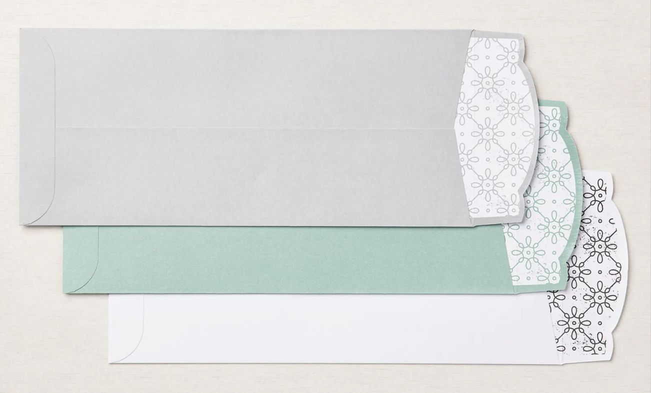 Pretty Slimline Card using the new Slim Sayings Bundle — P.S. Paper Crafts