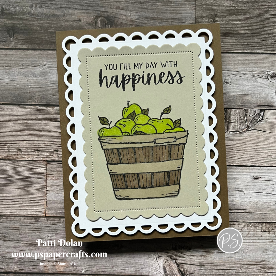 Cute Cheerful Basket Card — P.S. Paper Crafts