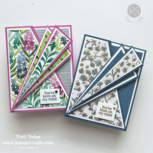 Pretty Fan Fold Cards — P.S. Paper Crafts