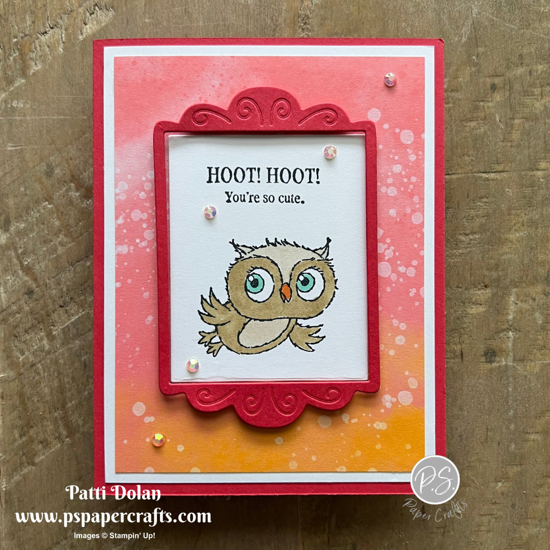 Hoot Hoot - Adorable Owls Card — P.S. Paper Crafts