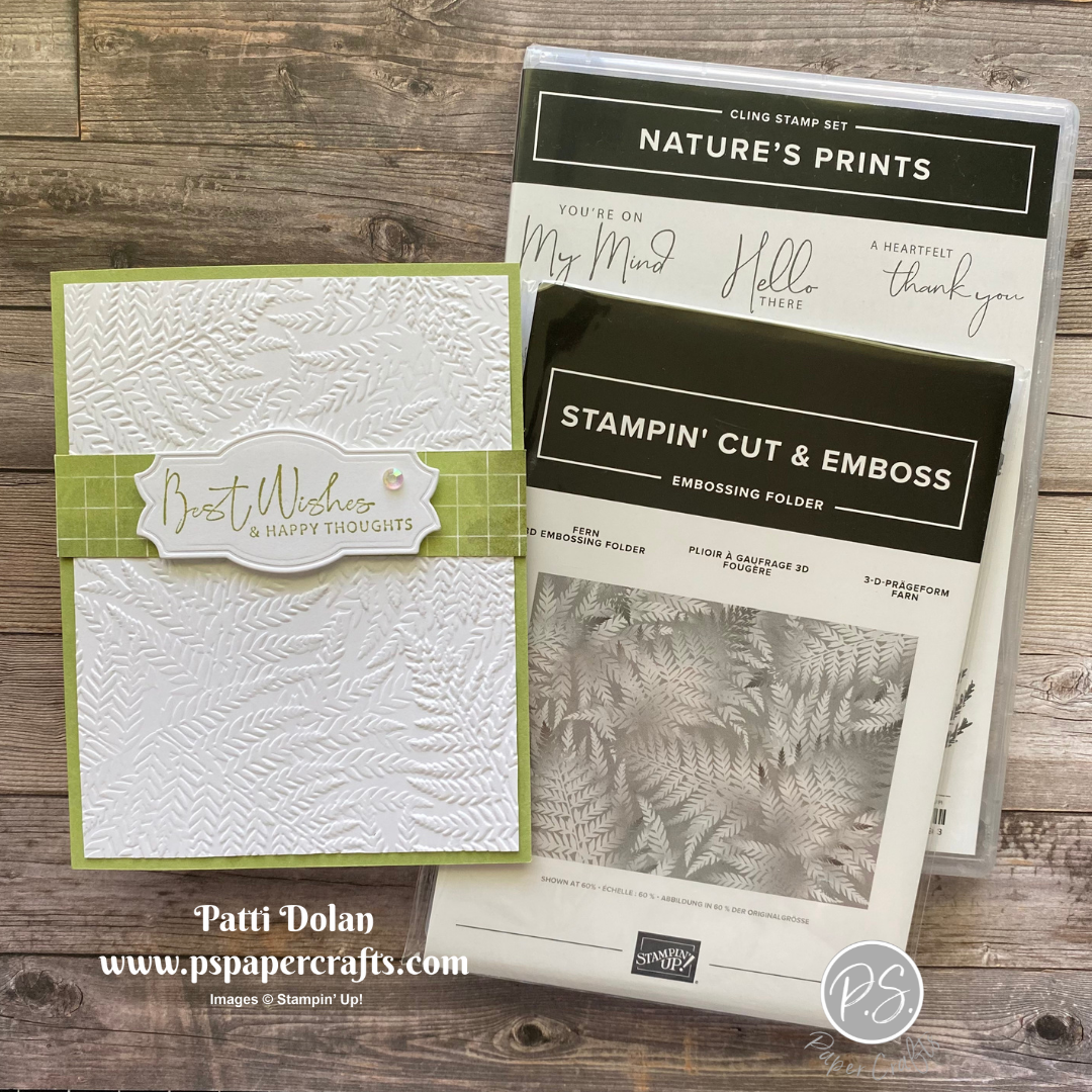 Simple, Yet Beautiful Nature's Prints Card — P.S. Paper Crafts