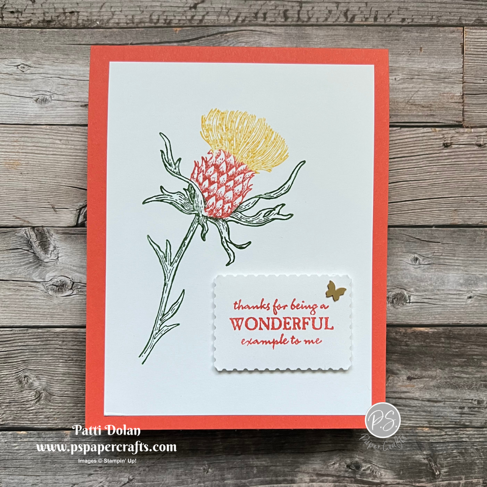Simple Stamping - Beautiful Thistle — P.S. Paper Crafts