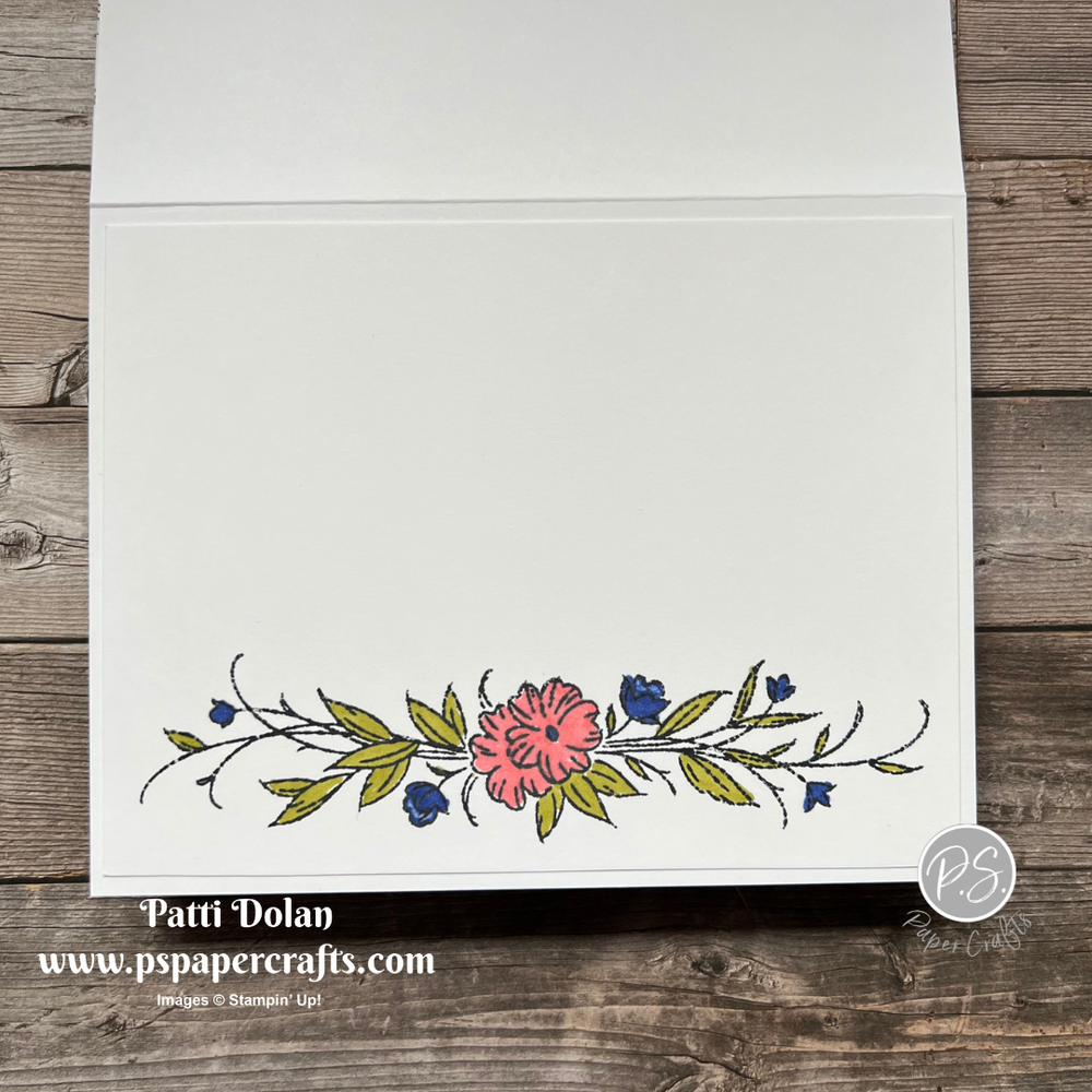 Simple Sympathy Card using Decorative Borders — P.S. Paper Crafts