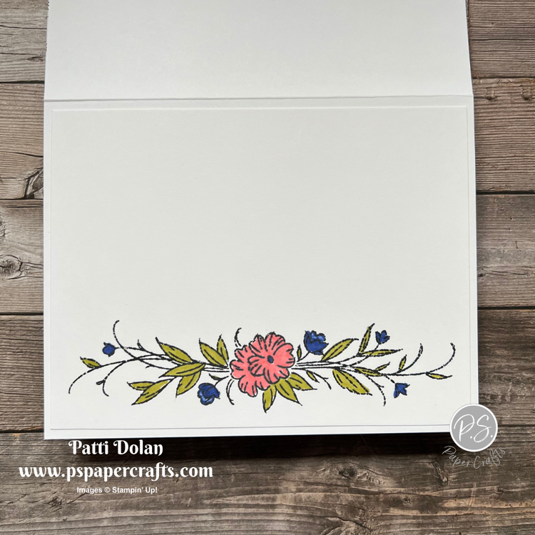 Simple Sympathy Card using Decorative Borders — P.S. Paper Crafts