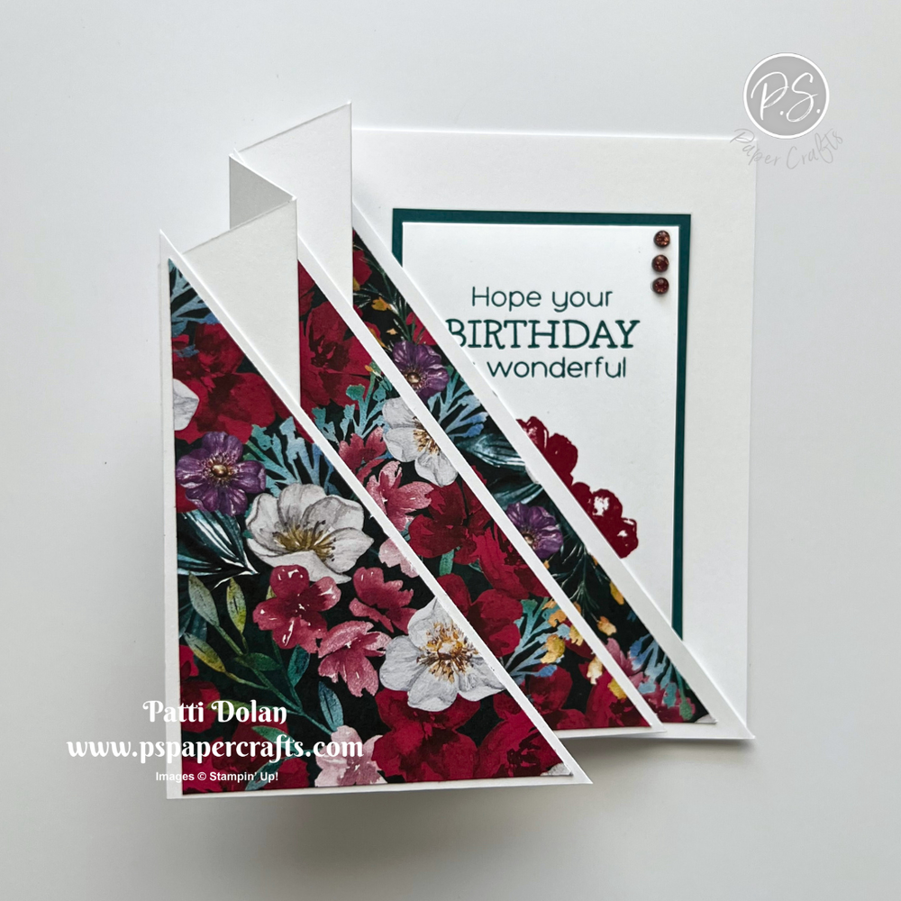 Triangle Accordion Pocket Fold Cards — P.S. Paper Crafts