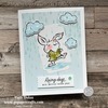 Cute Playing In The Rain Card — P.S. Paper Crafts
