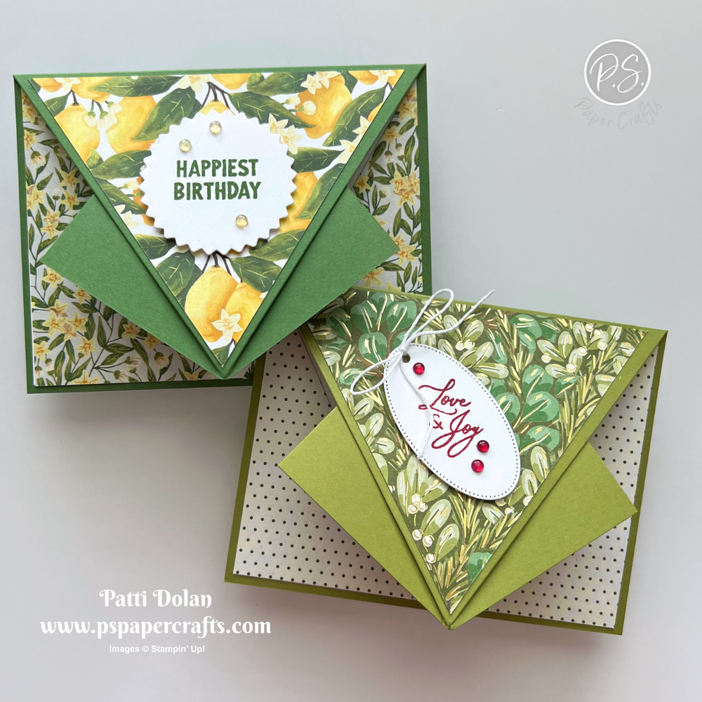 Arrow Fold Cards — P.S. Paper Crafts