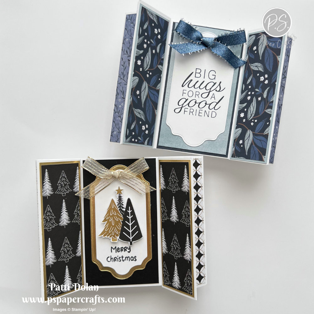 Double Arrowhead Fun Fold Cards — P.S. Paper Crafts