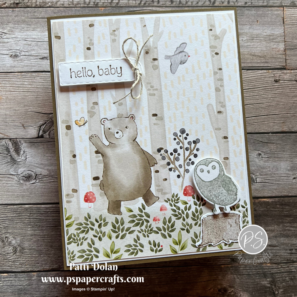 Cute Baby Card using Happier Than Happy — P.S. Paper Crafts