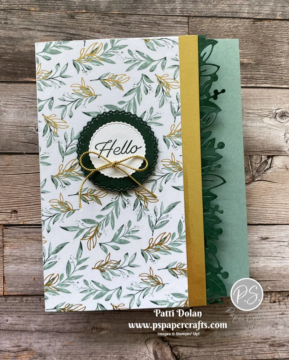 Eden's Garden Hello Card — P.S. Paper Crafts