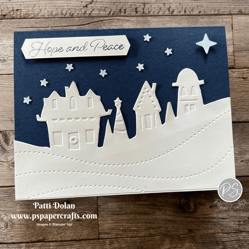 Hope & Peace Christmas Card — P.S. Paper Crafts