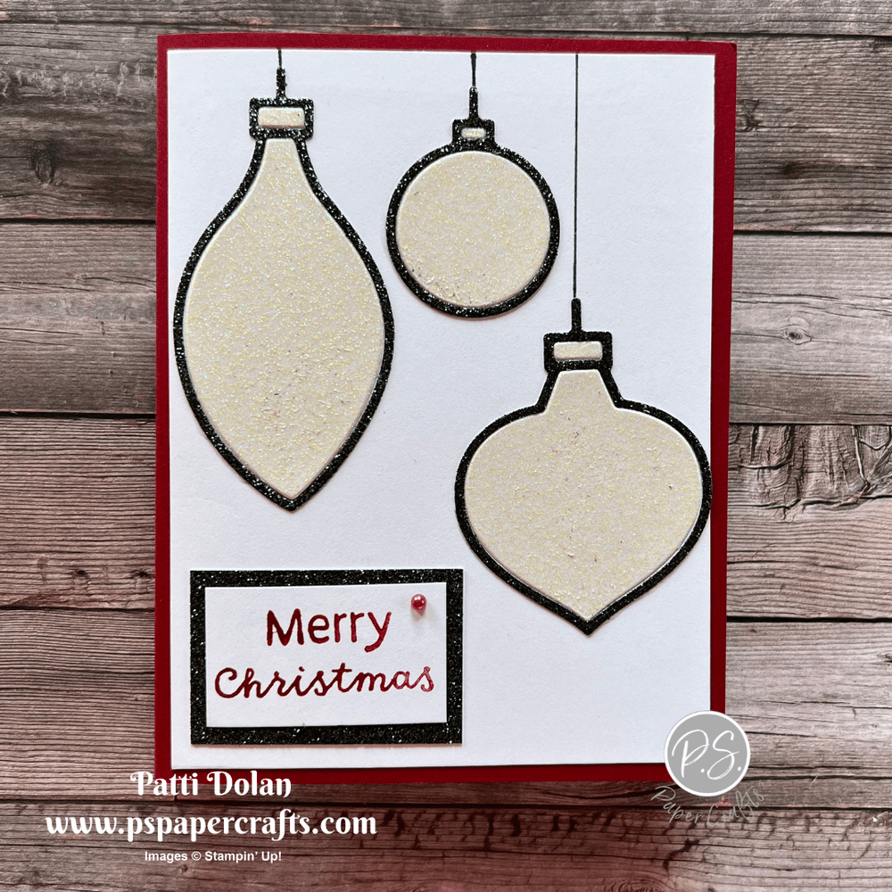 Sparkling Spruced Up Christmas Cards — P.S. Paper Crafts