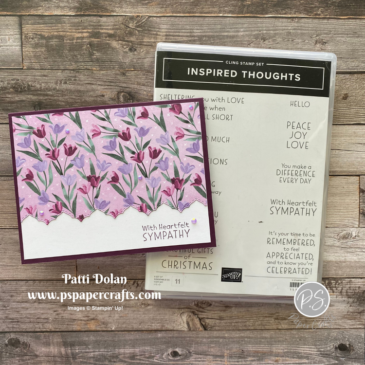 Simple Sympathy Card — P.S. Paper Crafts