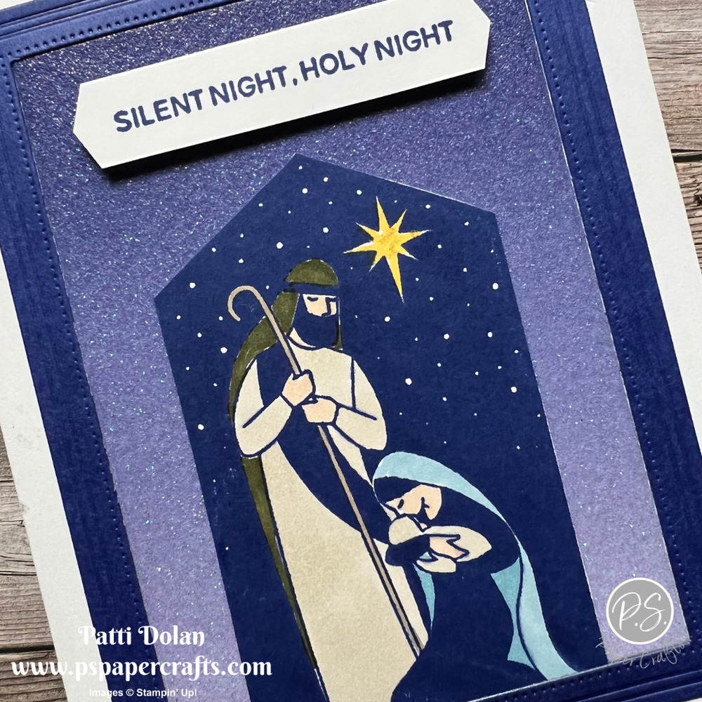 Beautiful Silent Night Christmas Card — P.S. Paper Crafts
