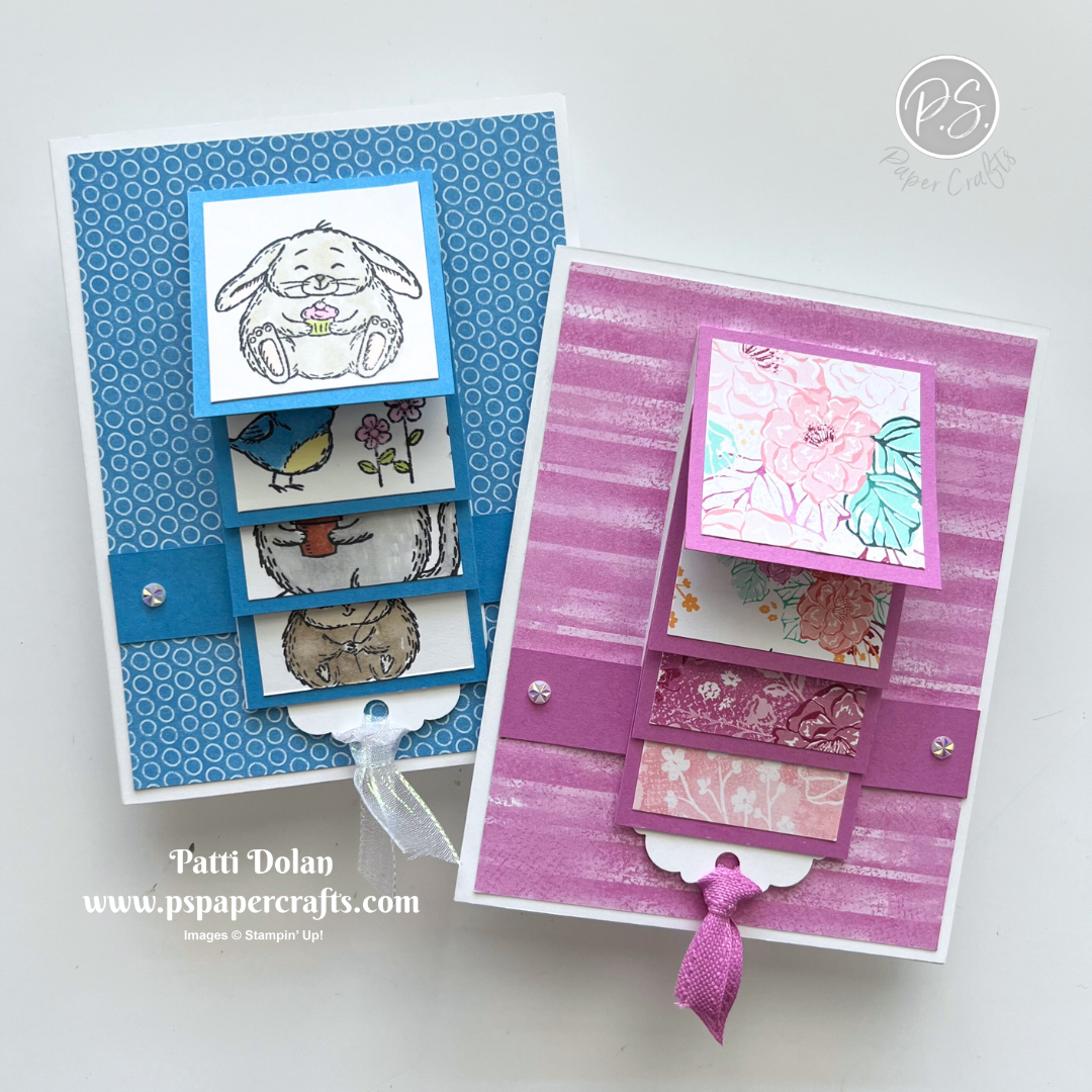 Waterfall Fun Fold Cards — P.S. Paper Crafts