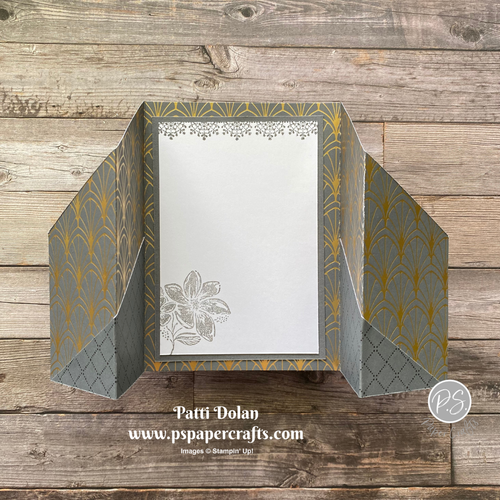Elegant Double Gate Fold Card — P.S. Paper Crafts