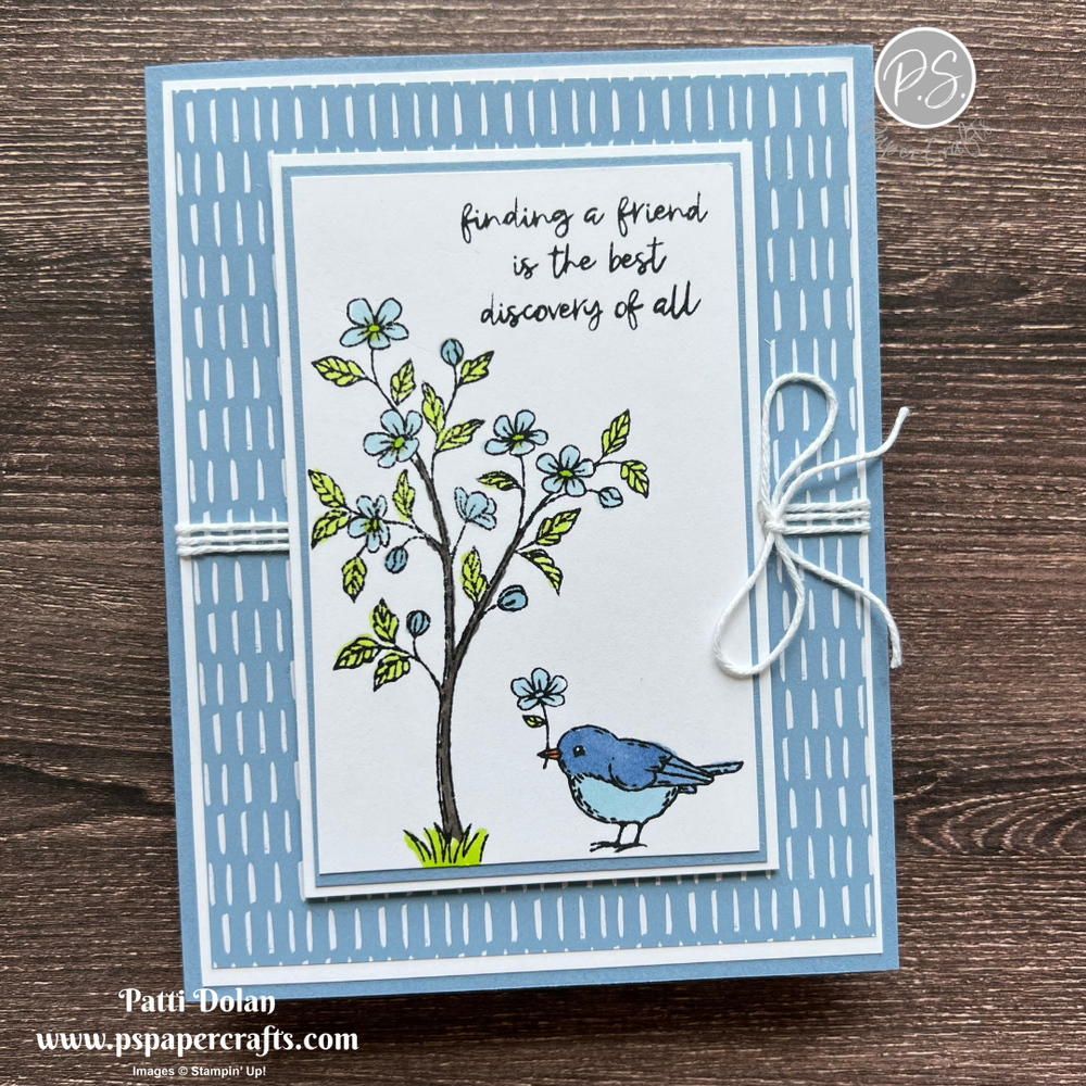 Pretty Friendship Card using Happy Hedgehogs — P.S. Paper Crafts
