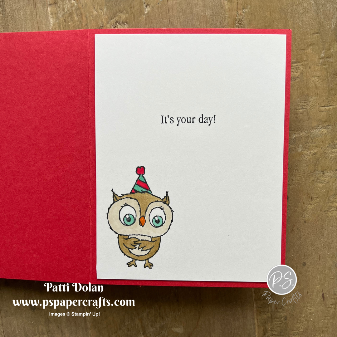 Hoot Hoot - Adorable Owls Card — P.S. Paper Crafts