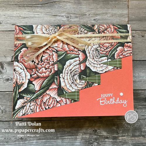 Gorgeous Drapery Fold Card — P.S. Paper Crafts