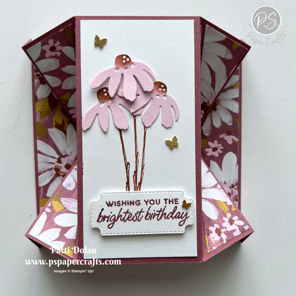 Double Fan Fold Cards — P.S. Paper Crafts