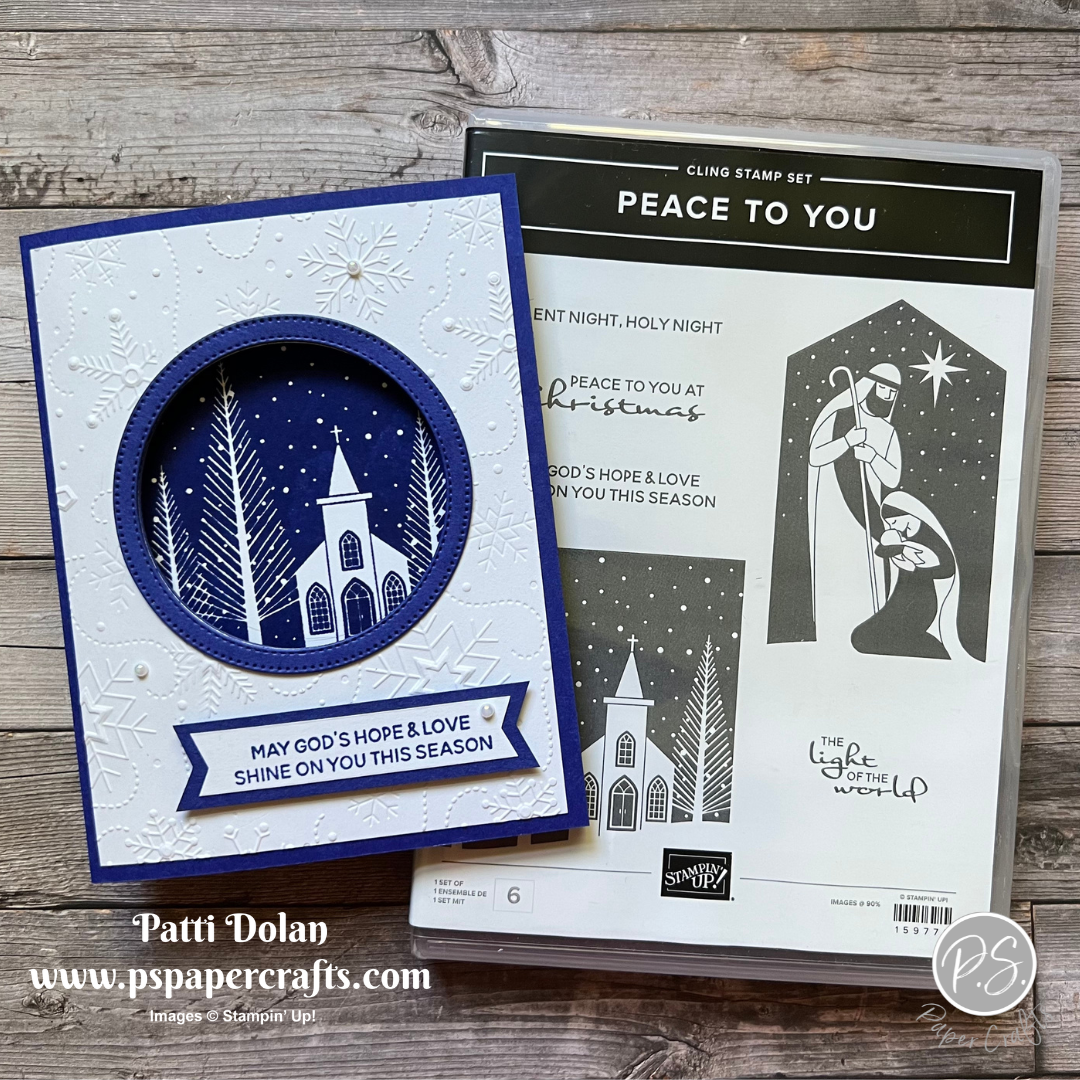 Beautiful Peekaboo Christmas Card — P.S. Paper Crafts