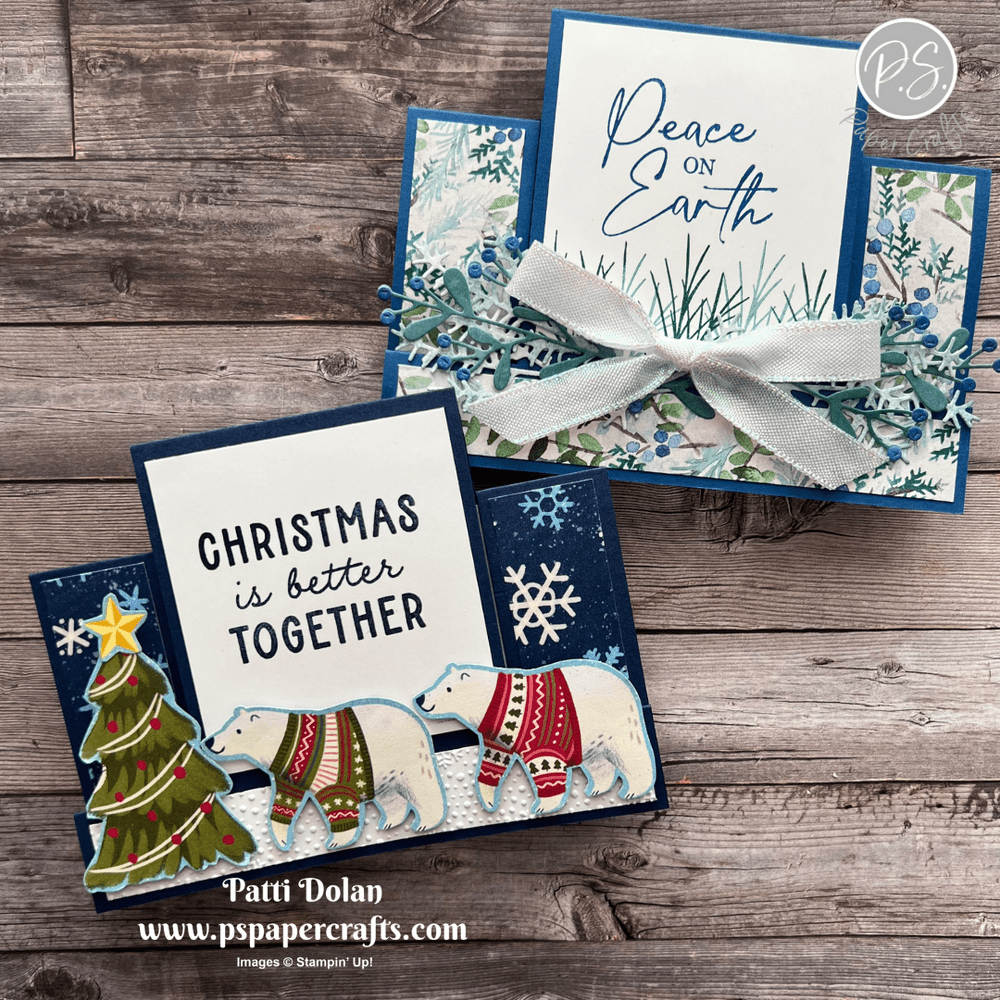 Center Step Fun Fold Cards — P.S. Paper Crafts