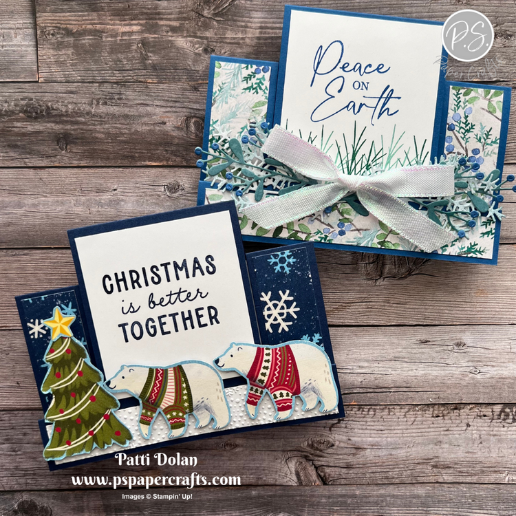 Center Step Fun Fold Cards — P.S. Paper Crafts