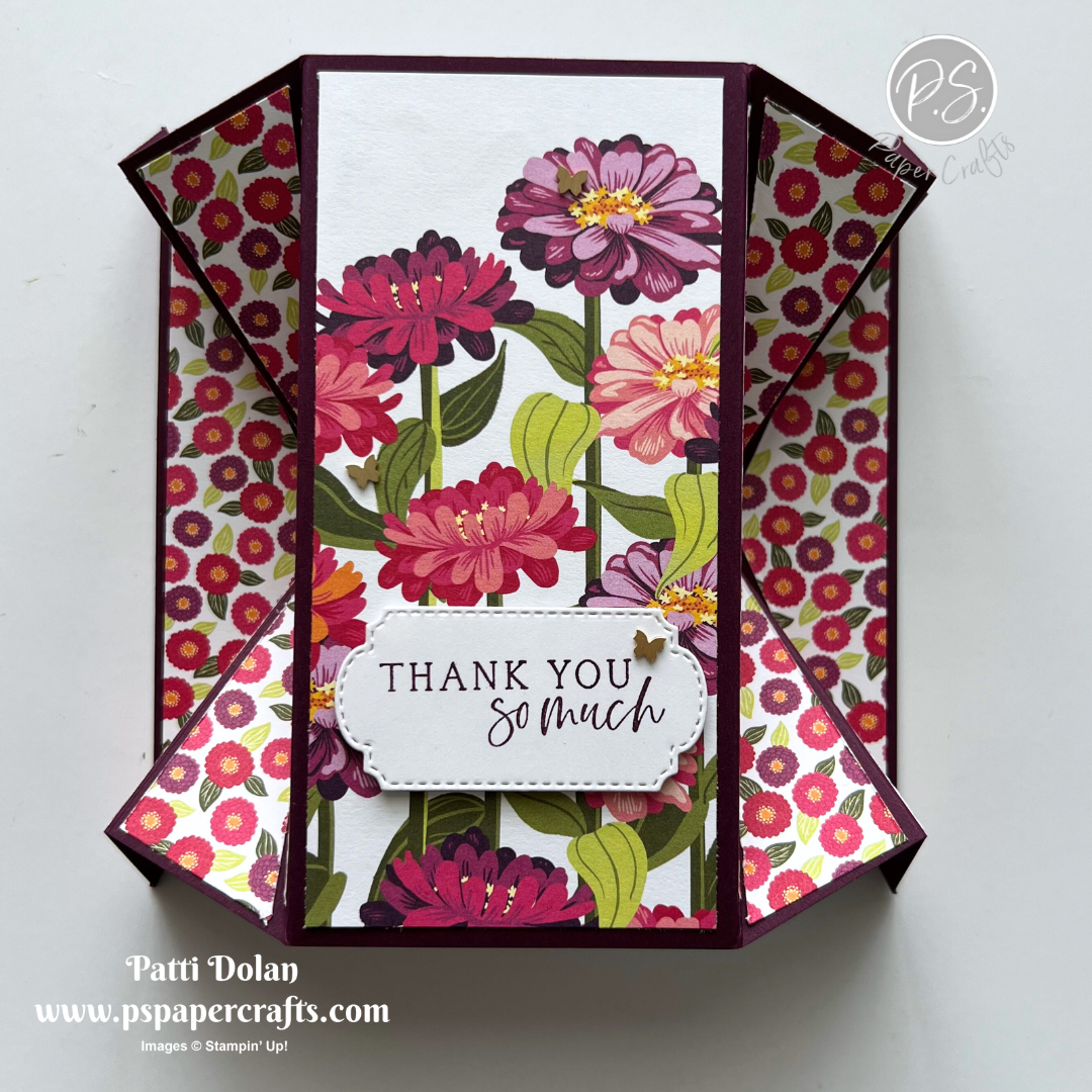 Double Fan Fold Cards — P.S. Paper Crafts