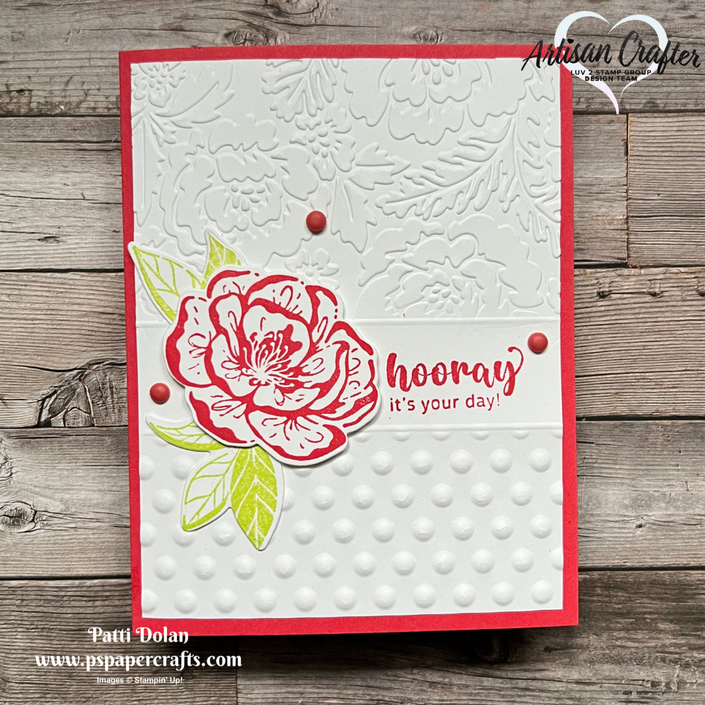 Irresistible Blooms - Partial Embossing Technique — P.S. Paper Crafts